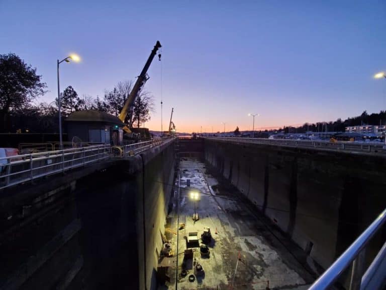 Ballard Locks large chamber reopens after Stoney Gate Valve replacement ...