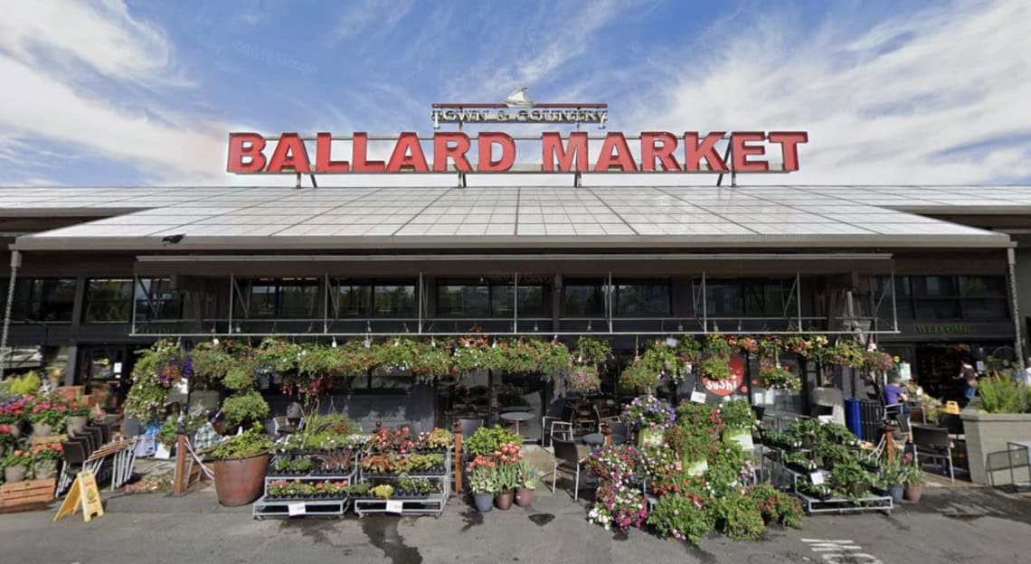 Town & Country auctioning off part of the 'Ballard Market' sign letters ...