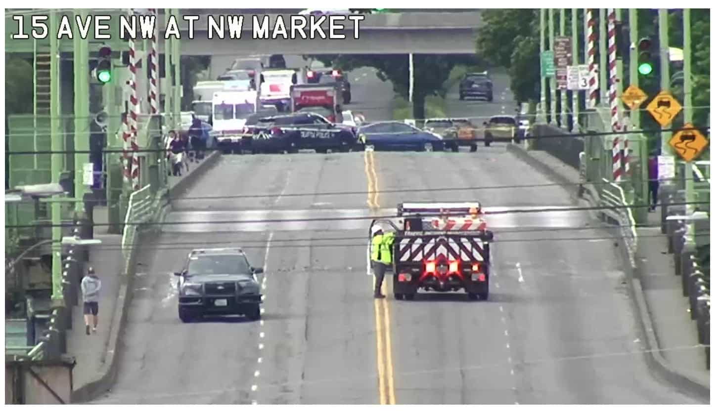 Ballard Bridge closes due to Friday morning crash - My Ballard
